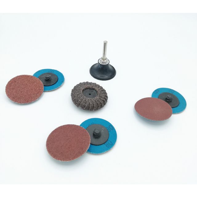 Quick Change Fächer-Topfschleifscheibe K120, 3er-Set